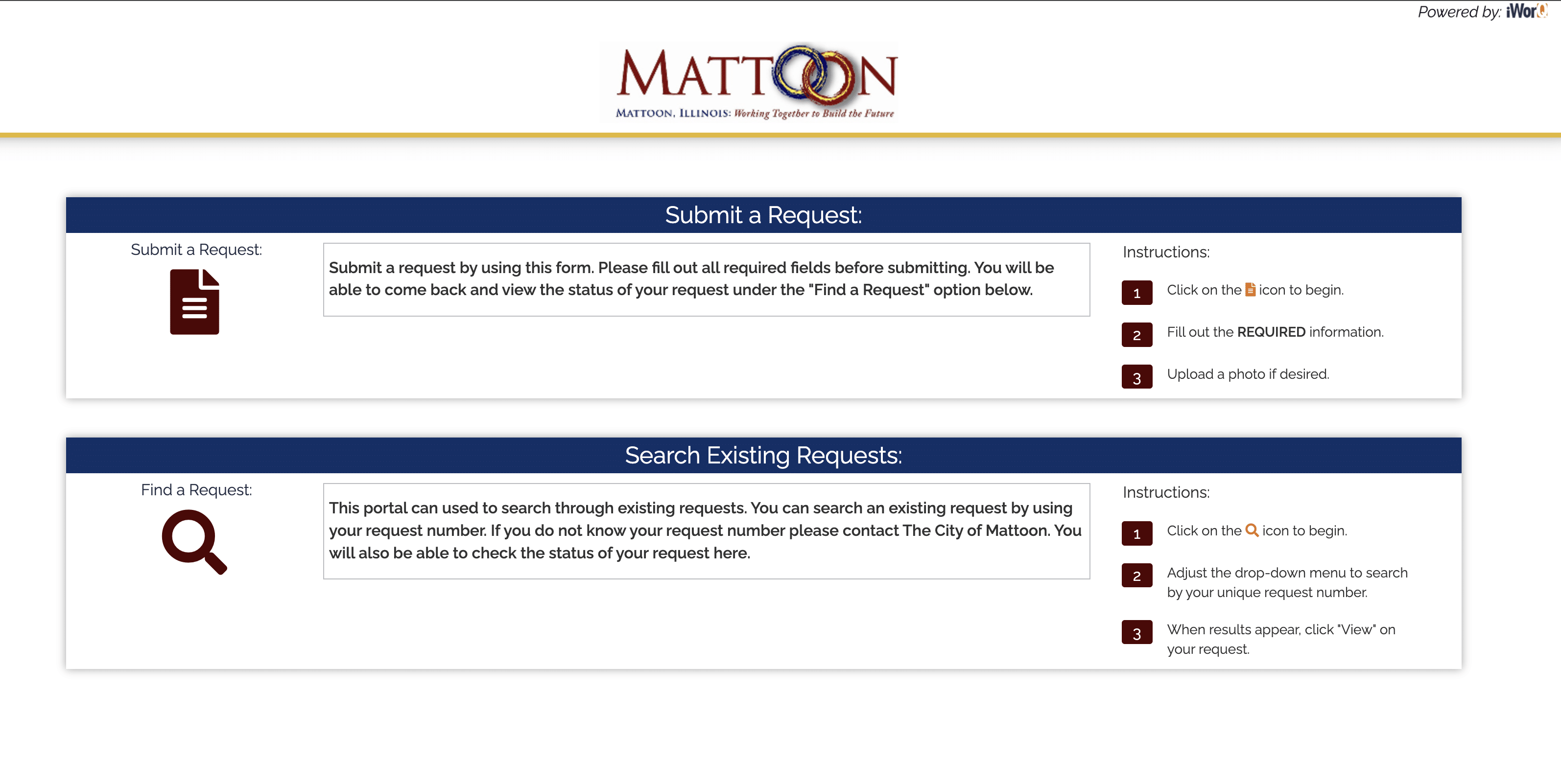 Public Works Citizen Engagement - City of Mattoon, Illinois